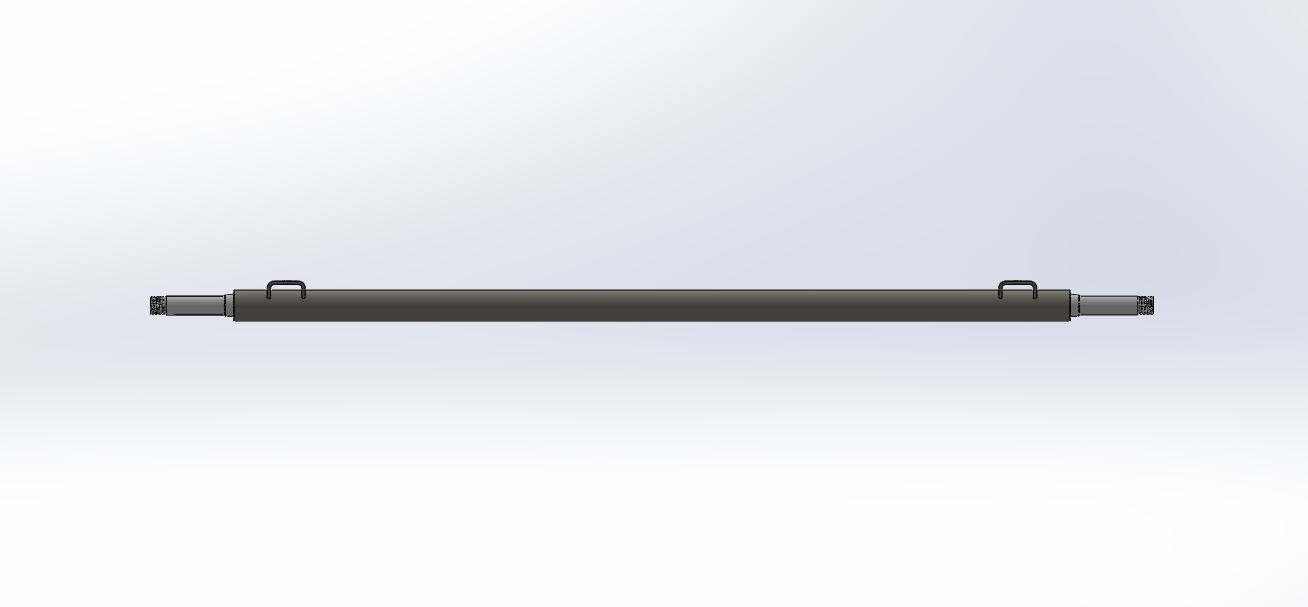 拖车轴 1050mm_STEP_模型图纸下载 – 懒石网