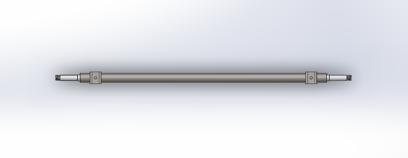 拖车轴 1050mm_STEP_模型图纸下载 – 懒石网