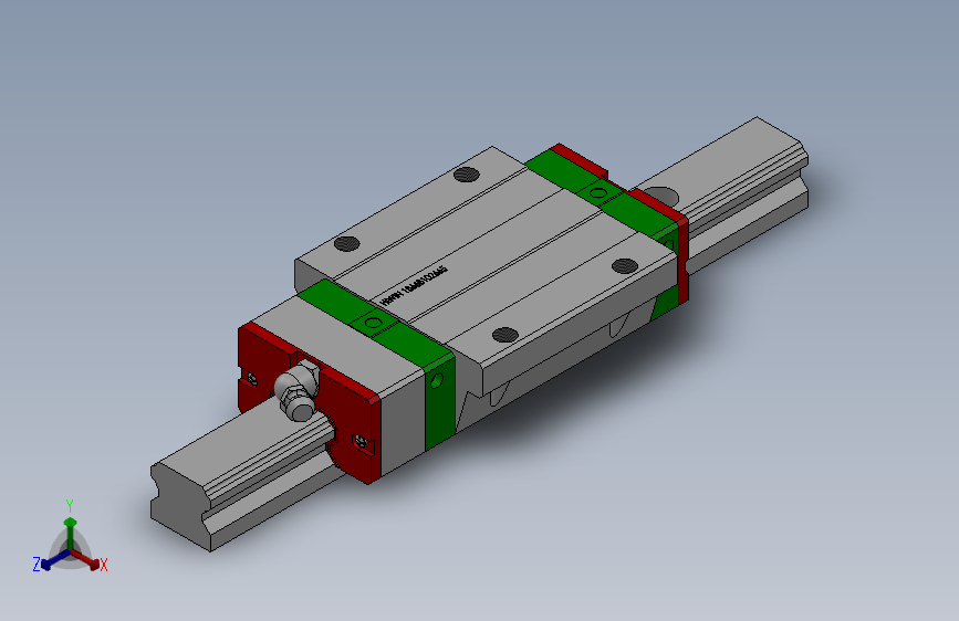 上银直线导轨线性滑轨HGW-CA╱HGW-HA[HGW20HAE1R200EZ0CI＋E2╱RC]_SOLIDWORKS 2018_模型图纸 ...