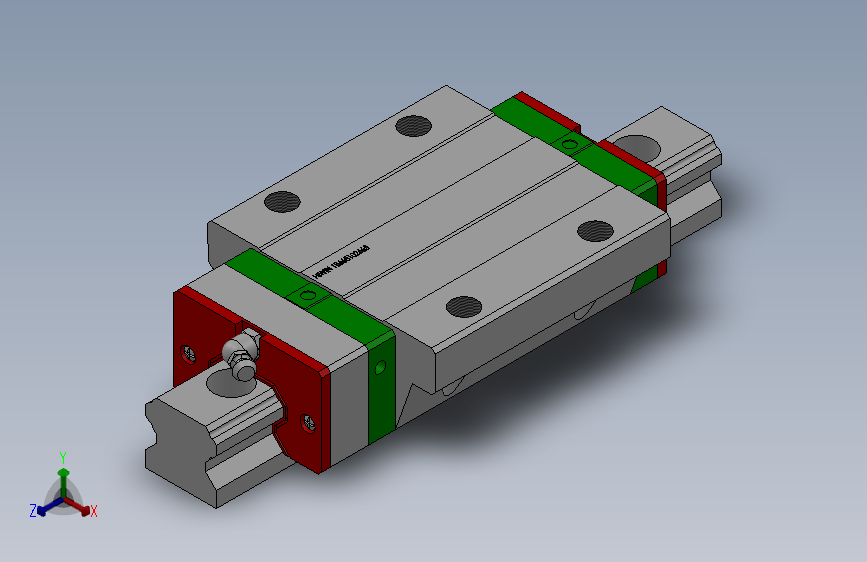 上银直线导轨线性滑轨HGW-CA╱HGW-HA[HGW20HAE1R200EZ0CI＋E2╱RC]_SOLIDWORKS 2018_模型图纸 ...