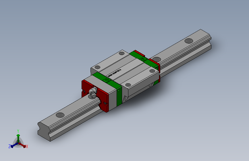 上银直线导轨线性滑轨QHW-CB╱QHW-HB[QHW25HBE1R300EZ0CI＋E2╱RC]_SOLIDWORKS 2018_模型图纸 ...