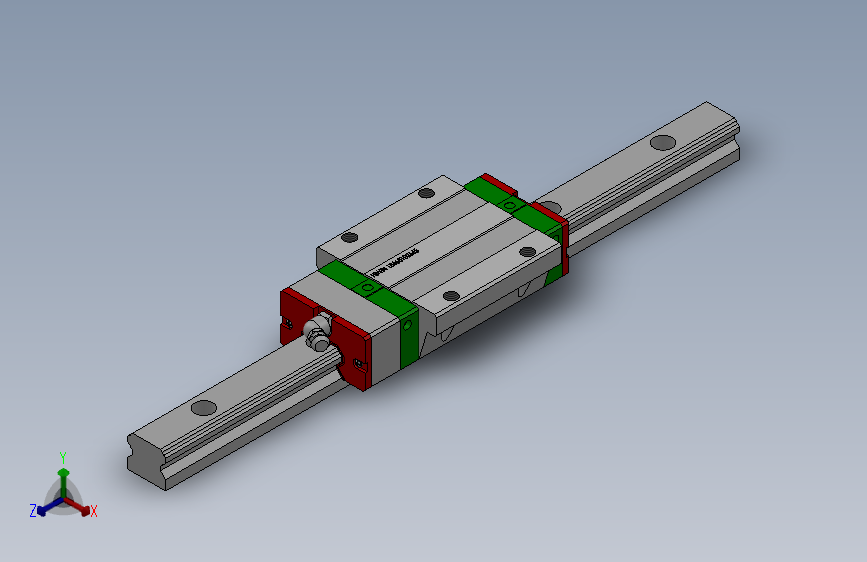 上银直线导轨线性滑轨QHW-CC╱QHW-HC[QHW20HCE1R300EZ0CI＋E2╱RC]_SOLIDWORKS 2018_模型图纸 ...