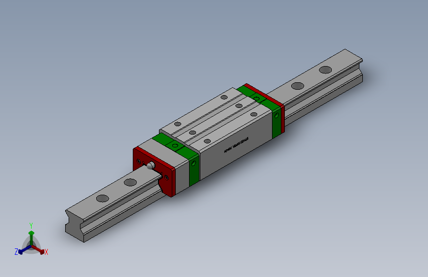 上银直线导轨线性滑轨RGH-CA╱RGH-HA[RGH25CAE1R300EZ0CI＋E2╱RC]_SOLIDWORKS 2018_模型图纸 ...