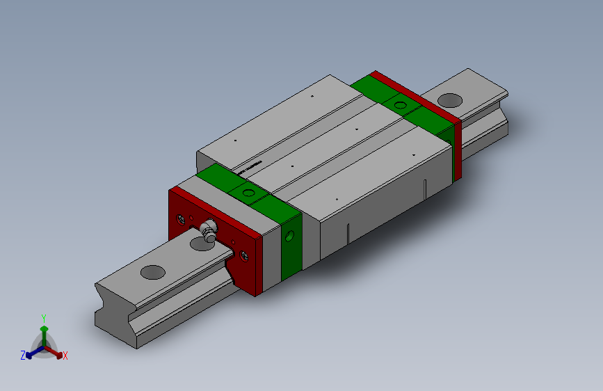 上银直线导轨线性滑轨QHW-CC╱QHW-HC[QHW25CCE1R300EZ0CI＋E2╱RC]_SOLIDWORKS 2018_模型图纸 ...