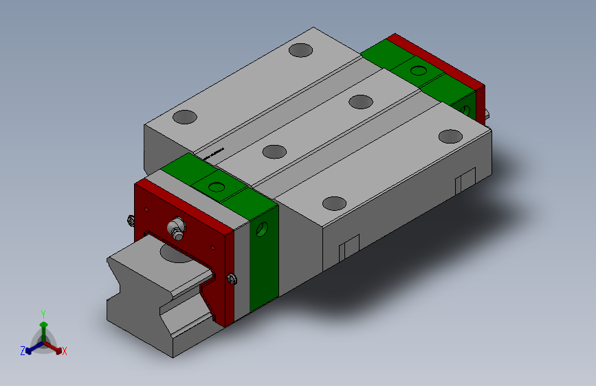 上银直线导轨线性滑轨RGW-CC╱RGW-HC[RGW65HCE1R300EZ0CI＋E2╱RC]_SOLIDWORKS 2018_模型图纸 ...