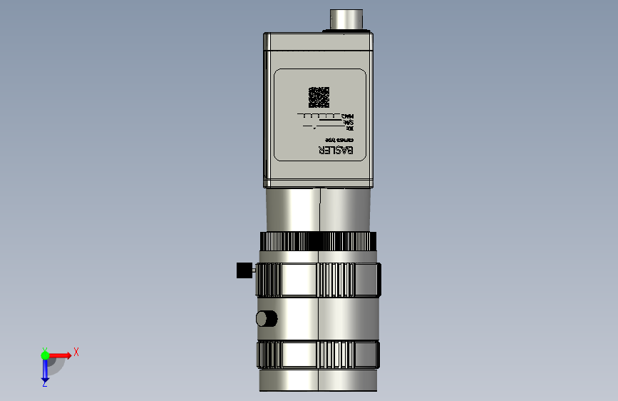 CCD相机和镜头组件_STEP_模型图纸下载 – 懒石网