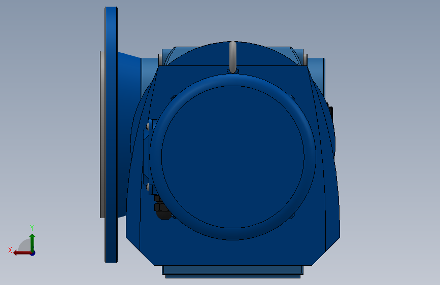 KAF47R37组合式螺旋锥齿轮减速机[KAF47R37-Y0.18-4P-128-M1-0°-A]_9409_SOLIDWORKS 2020 ...