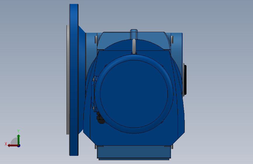 KAF57R37组合式螺旋锥齿轮减速机[KAF57R37-Y0.18-4P-166-M1-0°-A]_4179_SOLIDWORKS 2020 ...