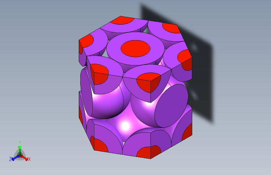 HCP 晶体结构_STEP_模型图纸下载 – 懒石网