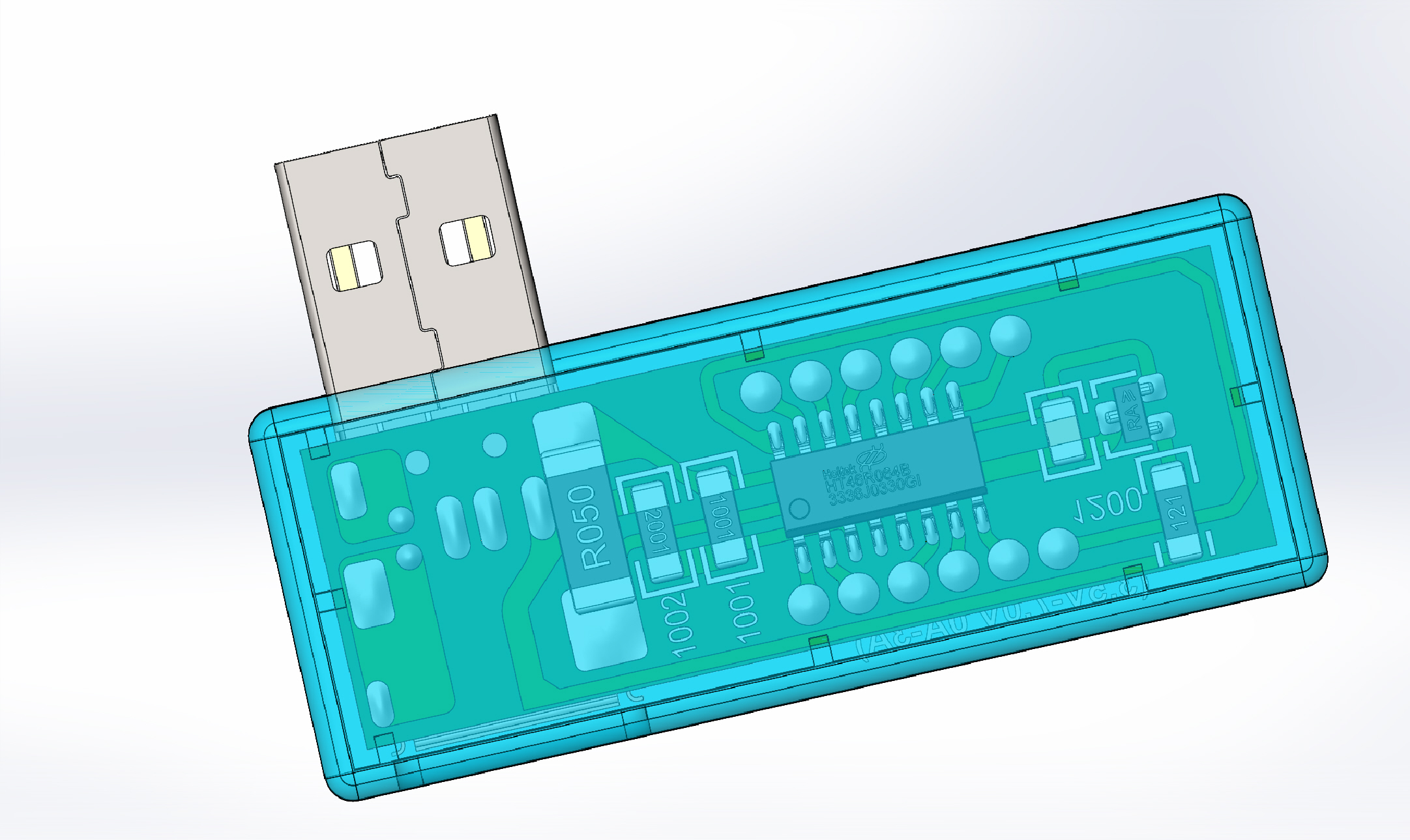 USB 测试仪_SOLIDWORKS 2017_模型图纸下载 – 懒石网