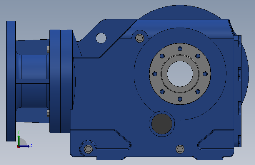 KHF..IEC..系列斜齿轮-伞齿轮减速机[KHF37-5.36╱IEC63B5╱M2╱A]_5636_SOLIDWORKS 2021_模型 ...
