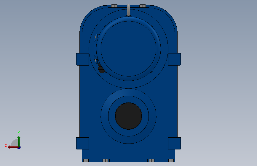 FA57空心轴安装平行轴斜齿轮减速机[FA57-Y0.18-4P-127.27-M1-0°]_1919_SOLIDWORKS 2020_模型 ...