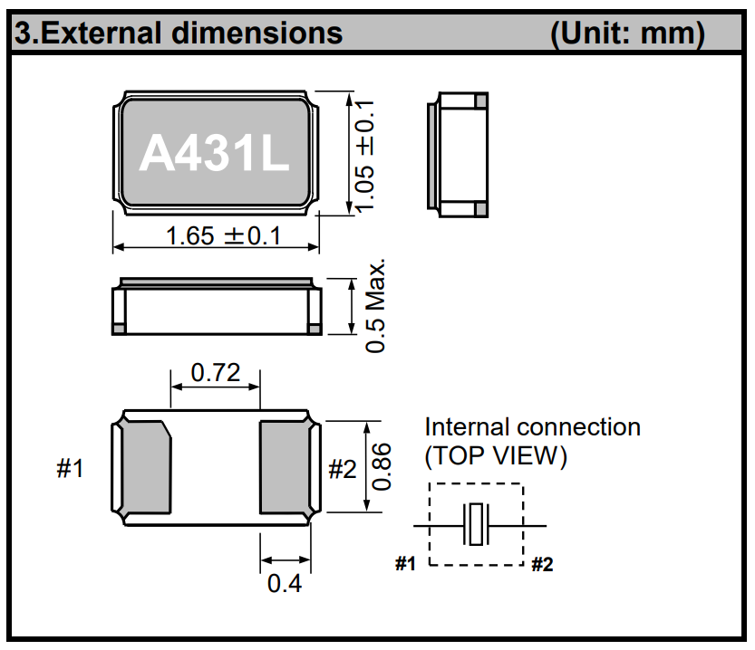 爱普生晶振 FC1610AN 32.768kHz_SOLIDWORKS 2017_模型图纸下载 – 懒石网