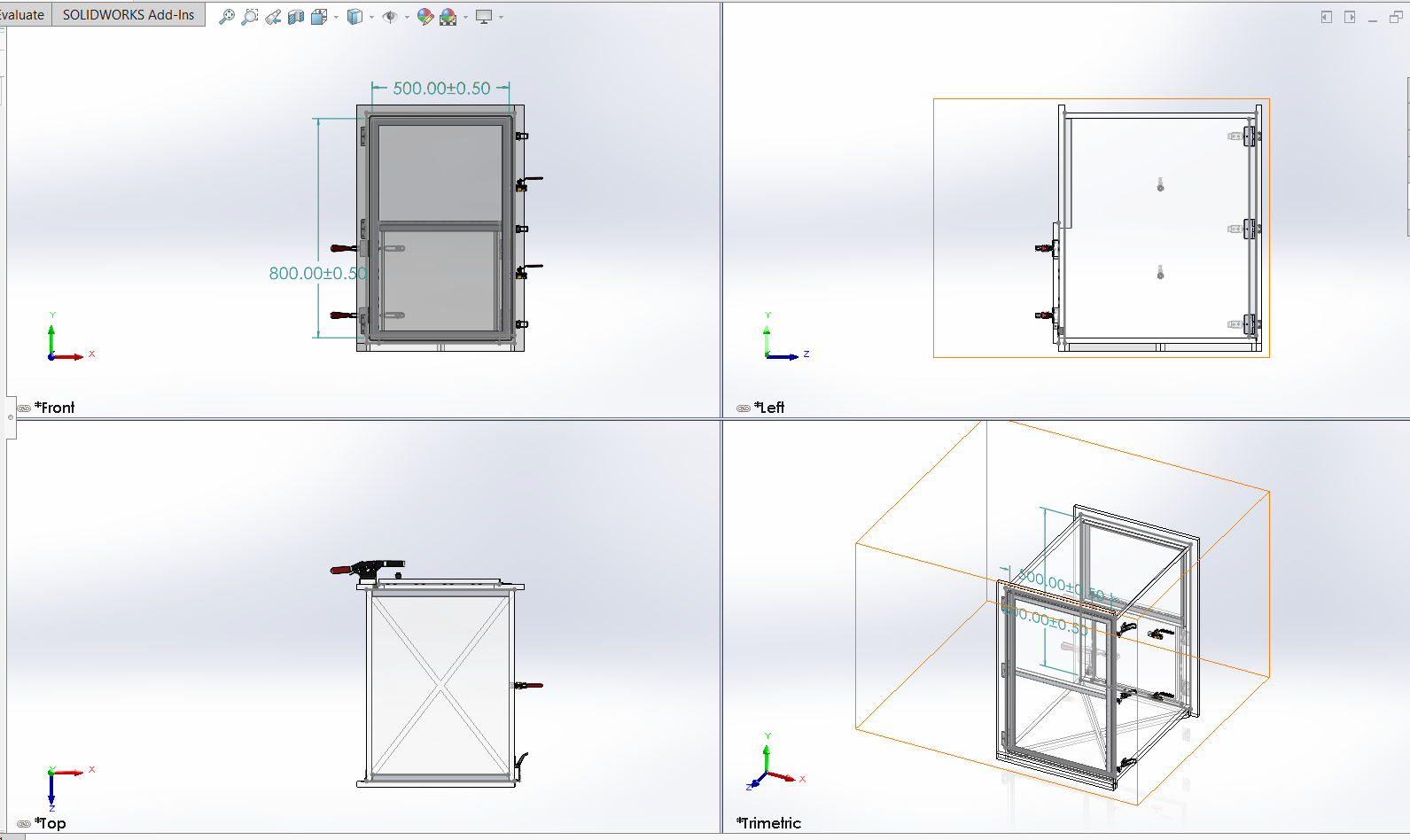 真空室_SOLIDWORKS 2021_模型图纸下载 – 懒石网