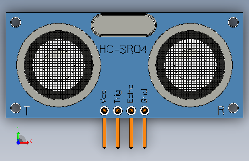 HC-SR04_STEP _模型图纸下载 – 懒石网