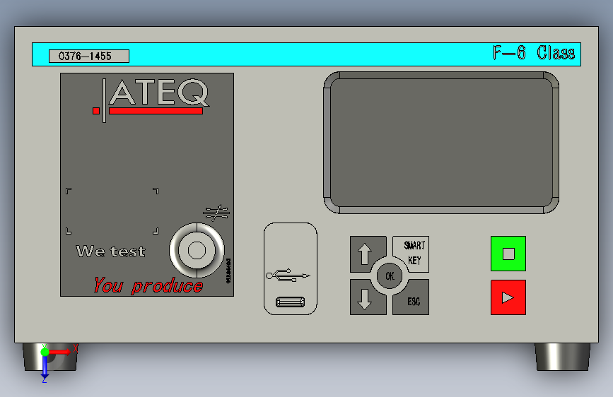 490 ATEQ检漏仪_IGES_模型图纸下载 – 懒石网
