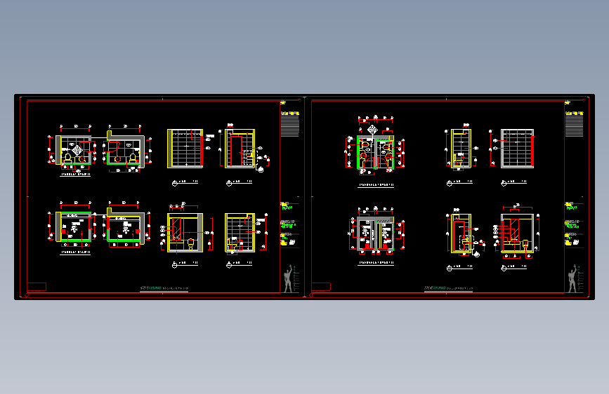 南京星雨花都D1户型施工图及材料样板_AutoCAD 2000_模型图纸下载 – 懒石网