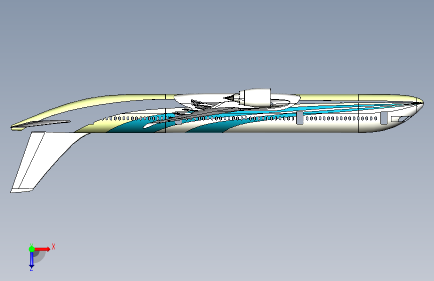 C929飞机_CATIA_模型图纸下载 – 懒石网