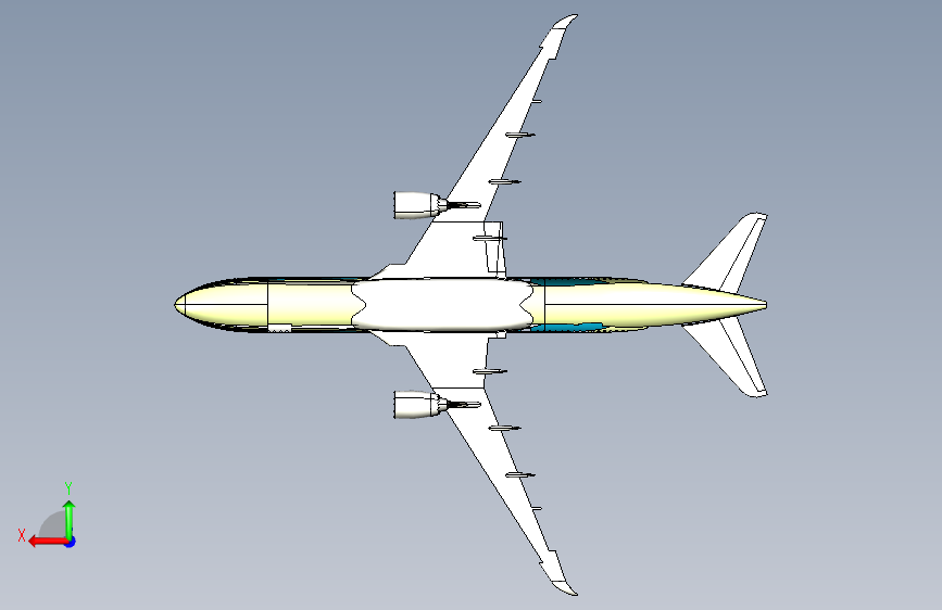 C929飞机_CATIA_模型图纸下载 – 懒石网