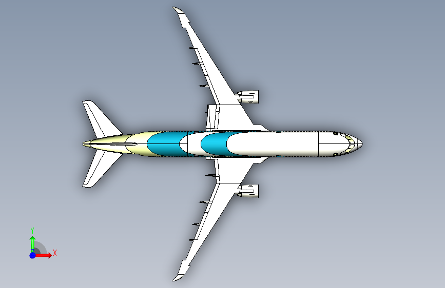 C929飞机_CATIA_模型图纸下载 – 懒石网