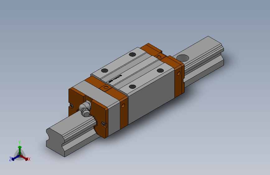 MSA-S╱LS直线导轨[MSA25SE1R200EZ0CI＋E2╱RC]_SOLIDWORKS 2018_模型图纸下载 – 懒石网