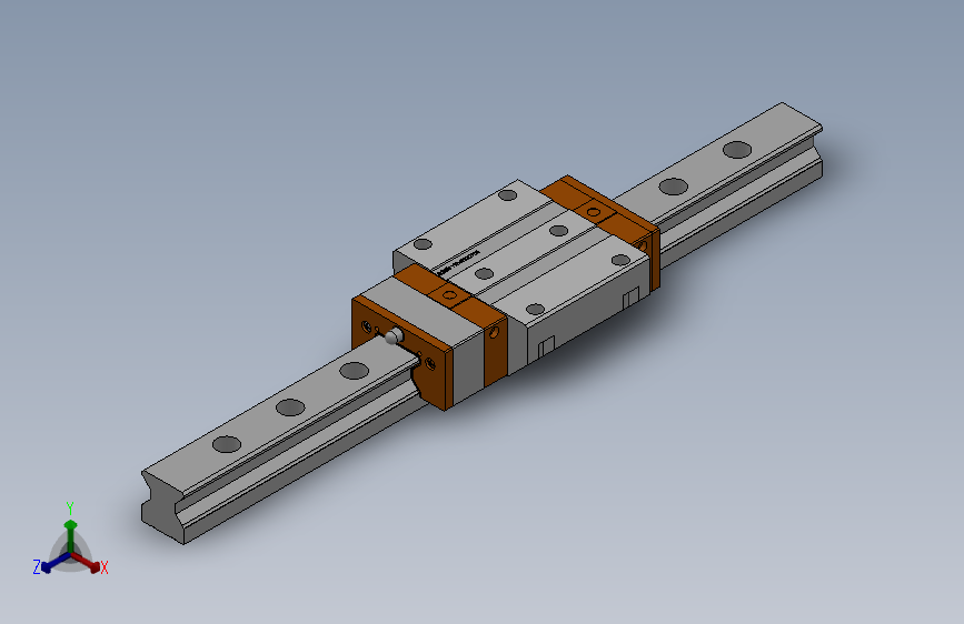 MSR-E╱LE直线导轨[MSR20EE1R300EZ0CI＋E2╱RC]_SOLIDWORKS 2018_模型图纸下载 – 懒石网