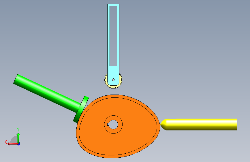 凸轮 Solidworks 2021 模型图纸下载 懒石网