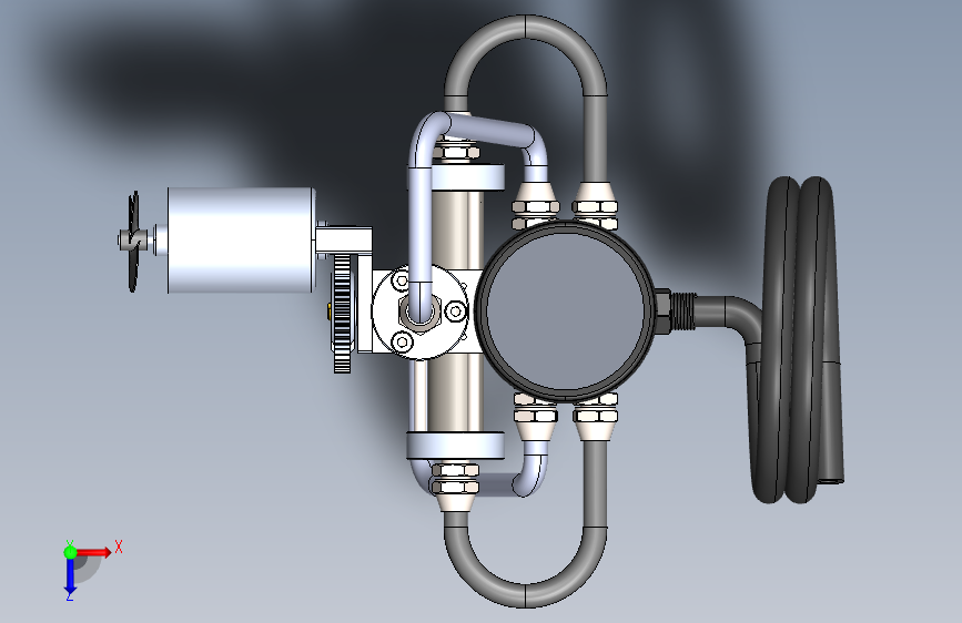 微型压缩机_SOLIDWORKS 2016_模型图纸下载 – 懒石网