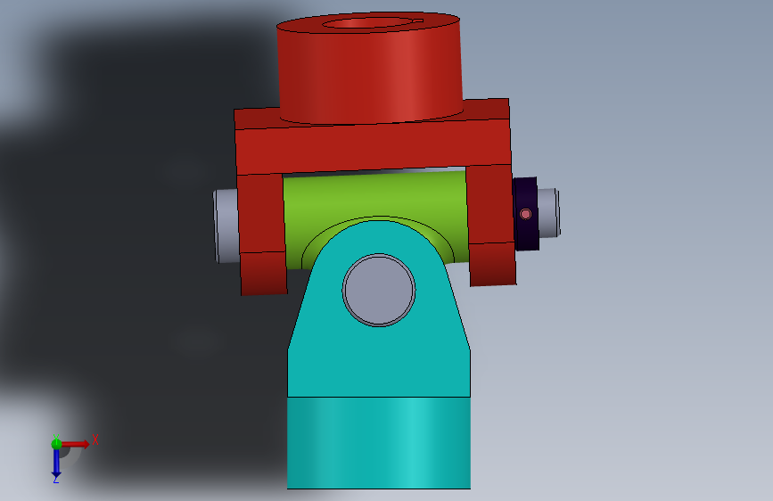 万向节_SOLIDWORKS 2022_模型图纸下载 – 懒石网