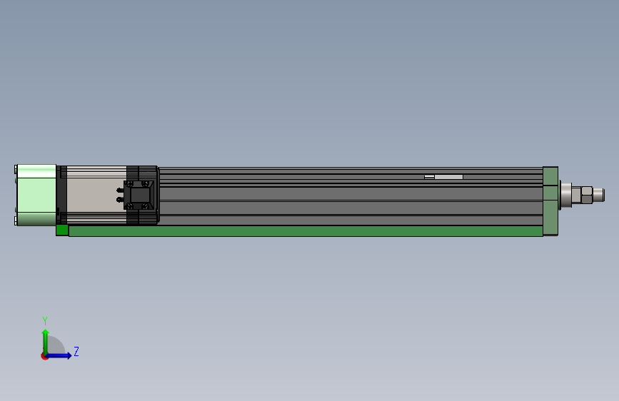 内嵌式电缸 GTY8-60闭环步进[GTY8-L10-300-BL-60-C2-N]_SOLIDWORKS 2018_模型图纸下载 – 懒石网