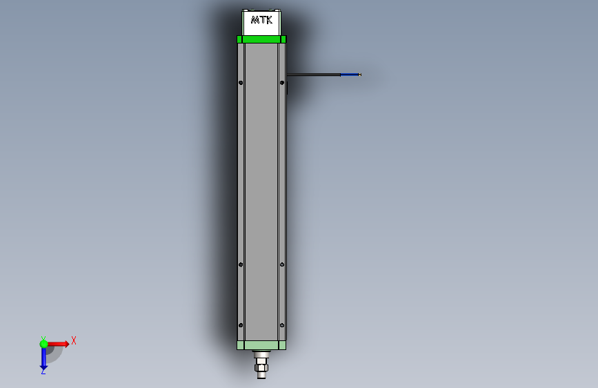 内嵌式电缸 GTY8-60闭环步进[GTY8-L10-300-BM-60-C2-N]_SOLIDWORKS 2018_模型图纸下载 – 懒石网