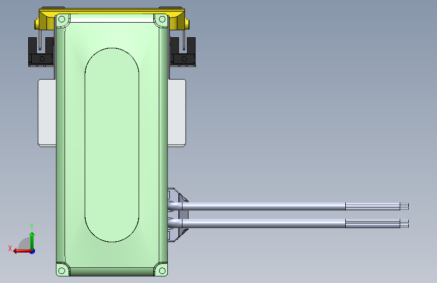 内嵌式螺杆 GTH8-60闭环步进[GTH8-L10-350-BM-60-C2-P]丝杆滑台模组_SOLIDWORKS 2018_模型图纸下载 ...