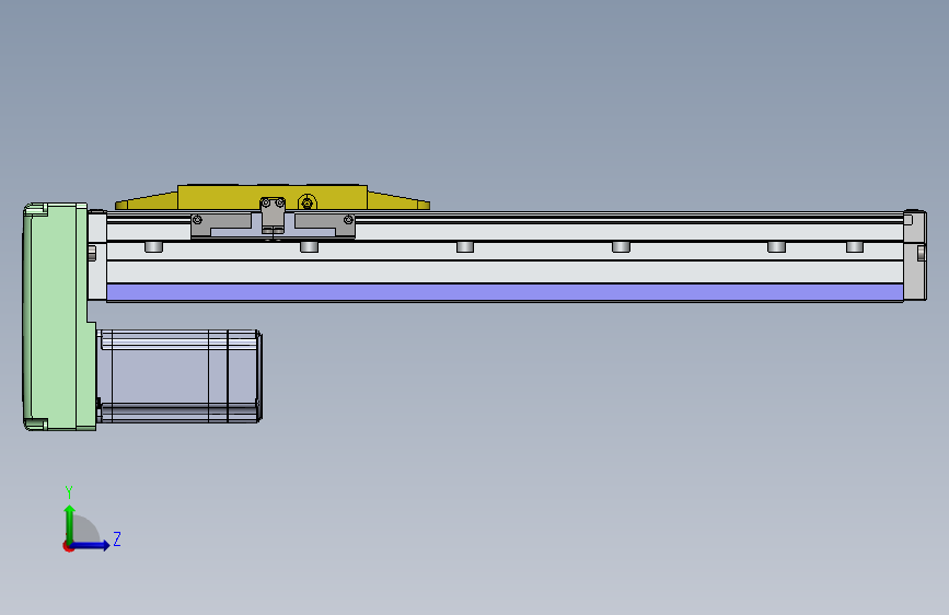 内嵌式螺杆 GTH12-60闭环步进[GTH12-L10-300-BM-60-C2-N]丝杆滑台模组_SOLIDWORKS 2018_模型图纸 ...