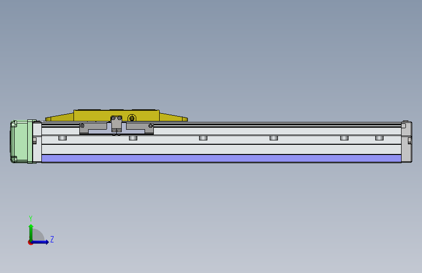内嵌式螺杆 GTH12-60闭环步进[GTH12-L10-300-BR-60-C2-N]丝杆滑台模组_SOLIDWORKS 2018_模型图纸 ...