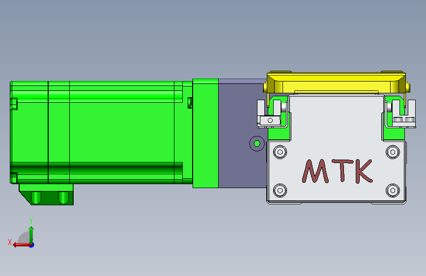 内嵌式同步带 GTA8-60闭环步进[GTA8-L48-250-BW-60-C2-N]_SOLIDWORKS 2018_模型图纸下载 – 懒石网