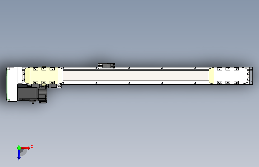 内嵌式左右旋螺杆 GTH5S-100W伺服[GTH5S-L2-200-BL-M100W-C2-N]丝杆滑台模组三菱马达_SOLIDWORKS 2018_模型图纸下载 – 懒石网