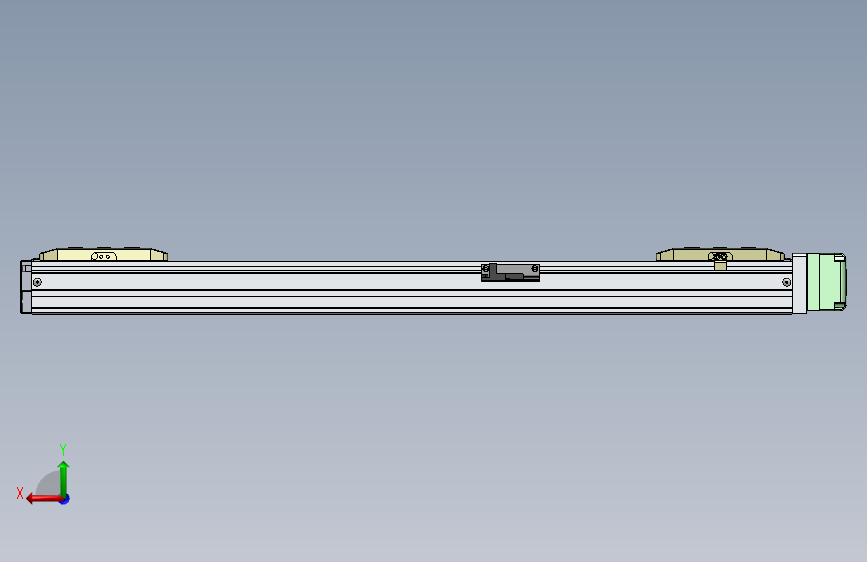 内嵌式左右旋螺杆 GTH5S-100W伺服[GTH5S-L2-200-BL-M100W-C2-N]丝杆滑台模组三菱马达_SOLIDWORKS 2018_模型图纸下载 – 懒石网