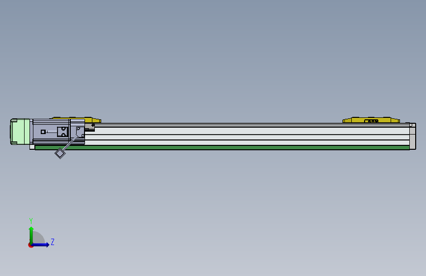 内嵌式左右旋螺杆 GTH8S-400W伺服[GTH8S-L5-250-BL-D400W-C2-N]丝杆滑台模组台达马达_SOLIDWORKS 2018_模型图纸下载 – 懒石网