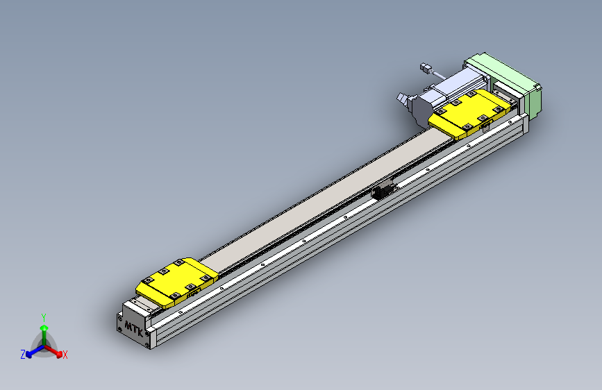 内嵌式左右旋螺杆 GTH8S-400W伺服[GTH8S-L5-250-BC-D400W-C2-N]丝杆滑台模组台达马达_SOLIDWORKS ...
