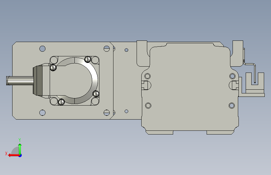 MT75BS.L#.800.BL.P10.C3直线模组 最大负载35KG 螺杆传动 100W电机左侧安装 MT75BS规格_STEP_模型图纸下载 – 懒石网