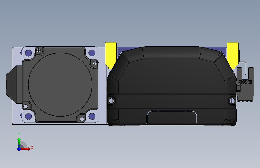 丝杆半封闭 MTH10-侧装-60步进[MTH10-L10-300-BL-60-C2-N]丝杆滑台模组_SOLIDWORKS 2018_模型 ...