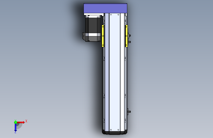 丝杆半封闭 MTH10-侧装-60步进[MTH10-L10-300-BL-60-C2-N]丝杆滑台模组_SOLIDWORKS 2018_模型 ...