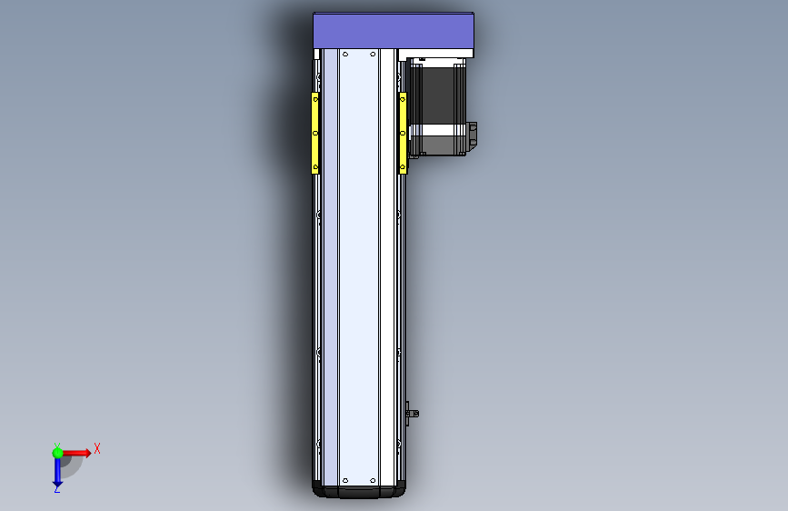 丝杆半封闭 MTH10-侧装-60步进[MTH10-L10-300-BR-60-C2-N]丝杆滑台模组_SOLIDWORKS 2018_模型 ...