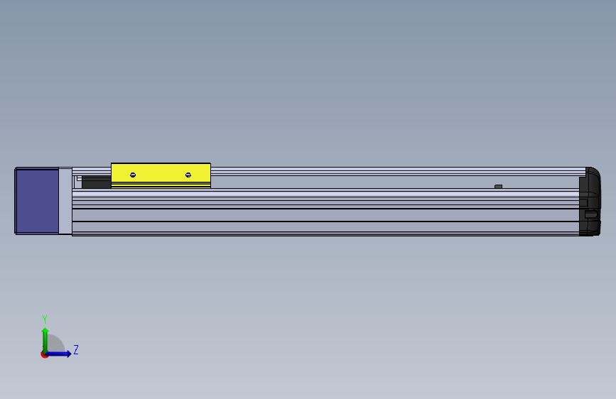 丝杆半封闭 MTH10-侧装-60步进[MTH10-L10-300-BR-60-C2-N]丝杆滑台模组_SOLIDWORKS 2018_模型 ...