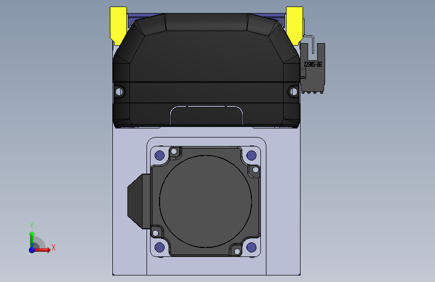 丝杆半封闭 MTH10-侧装-60步进[MTH10-L10-300-BM-60-C2-N]丝杆滑台模组_SOLIDWORKS 2018_模型 ...