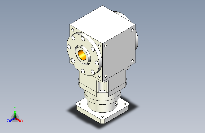 PW210双轴 PGH180T-L2 35-114.3-200-M12转向器_STEP_模型图纸下载 – 懒石网