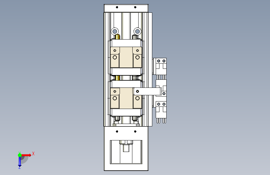 KK60-150S2-F0模组 S2短滑座 KK60-S2-F0 替换上银_STEP_模型图纸下载 – 懒石网