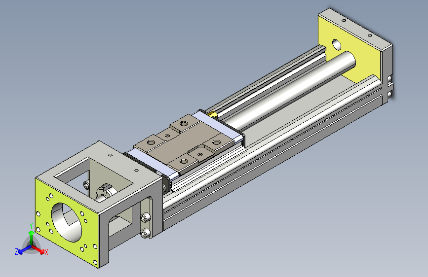KK60-400A1-F0 模组 标准A1滑座 KK60-A1-F0 替换上银_STEP_模型图纸下载 – 懒石网