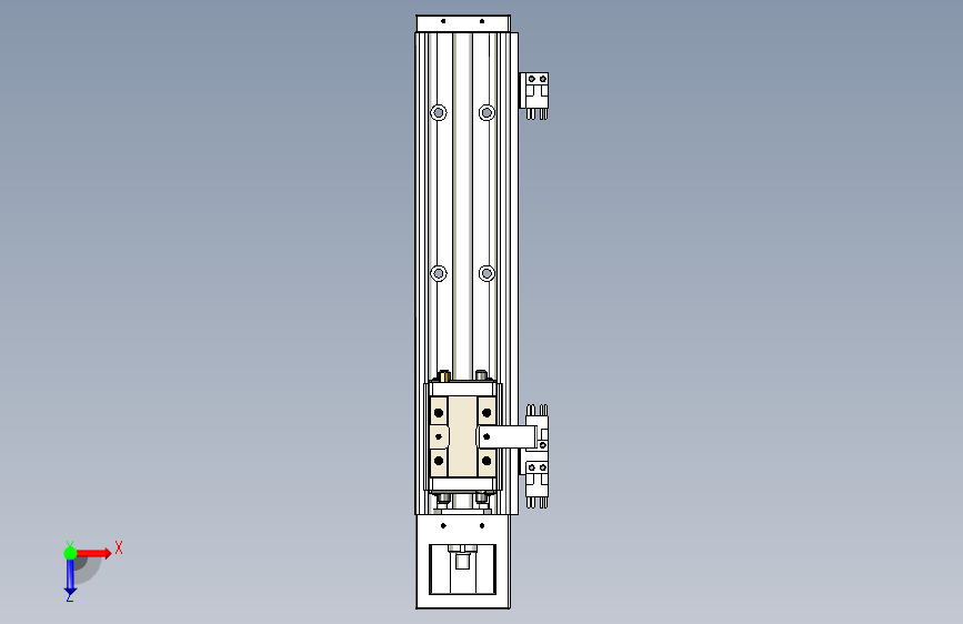 KK60-300A1-F0 模组 标准A1滑座 KK60-A1-F0 替换上银_STEP_模型图纸下载 – 懒石网