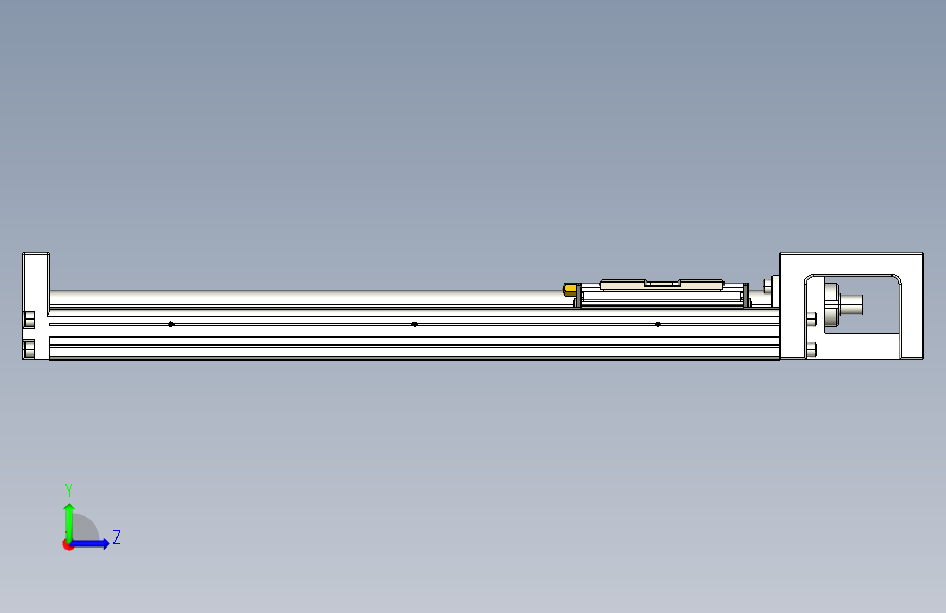 KK60-300A1-F0 模组 标准A1滑座 KK60-A1-F0 替换上银_STEP_模型图纸下载 – 懒石网